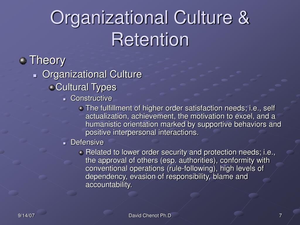 PPT - Organizational Culture and Retention in Public Child Welfare ...