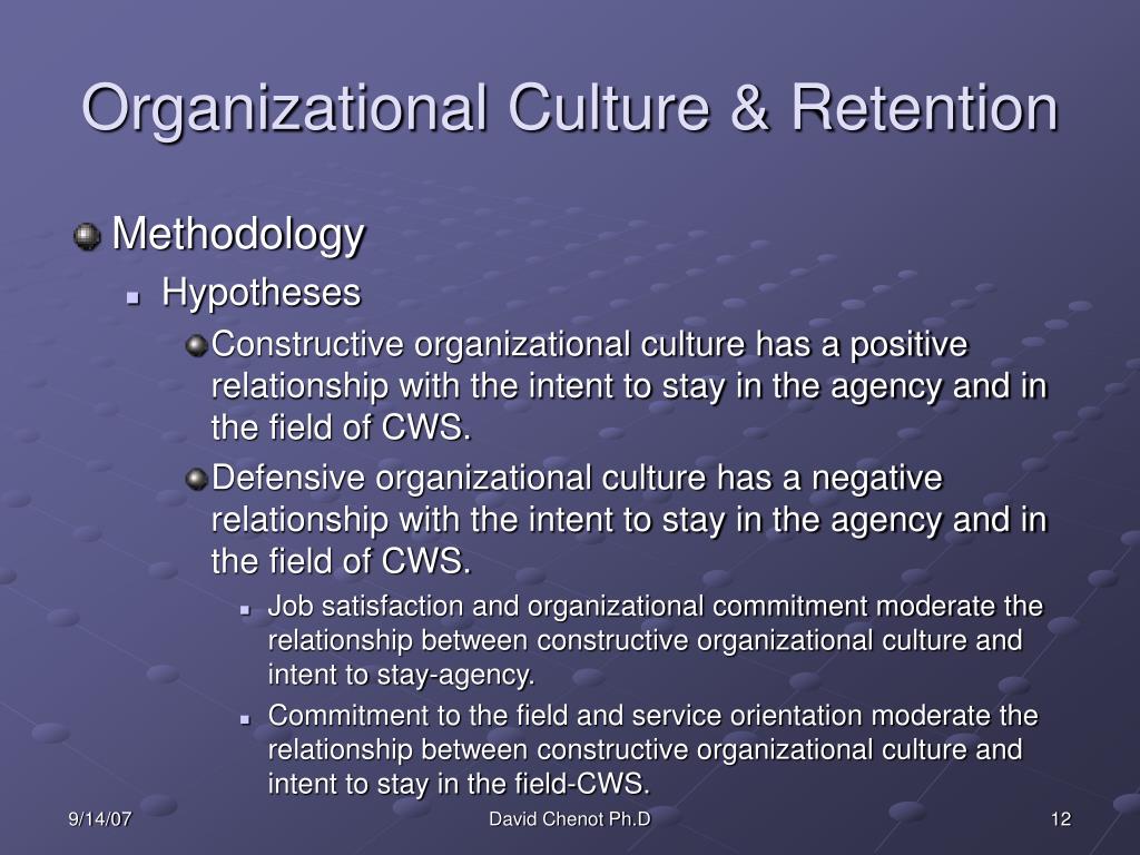 PPT - Organizational Culture and Retention in Public Child Welfare ...