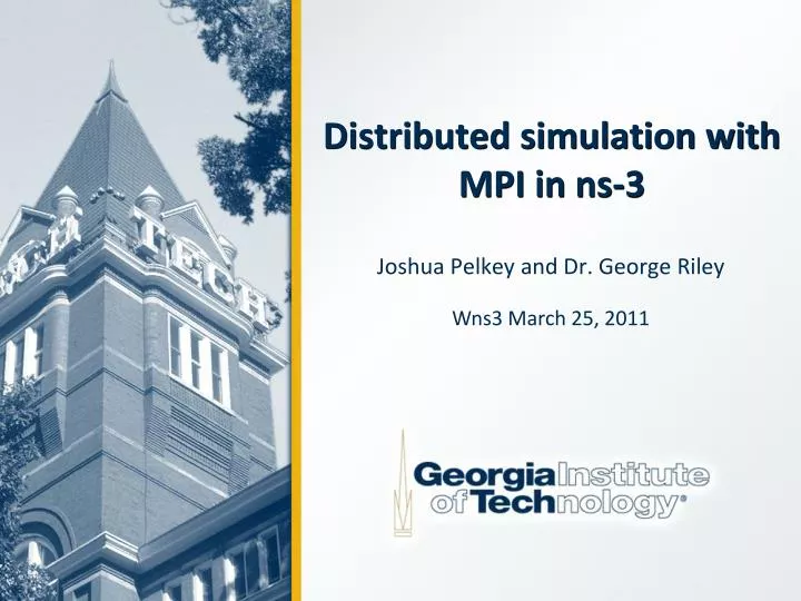 PPT - Distributed simulation with MPI in ns-3 PowerPoint Presentation ...