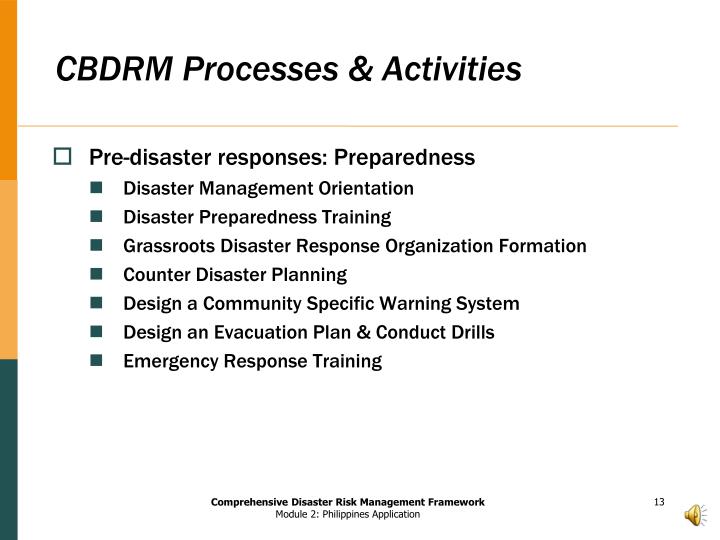 PPT - Community-Based Disaster Risk Management: The Philippine ...