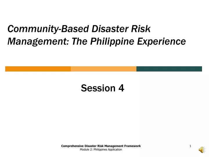 PPT - Community-Based Disaster Risk Management: The Philippine ...