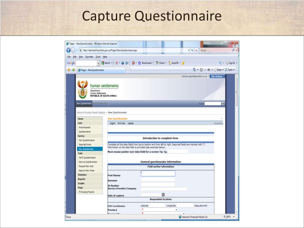 PPT - Housing Demand Database: Enhancing Beneficiary Selection Process ...