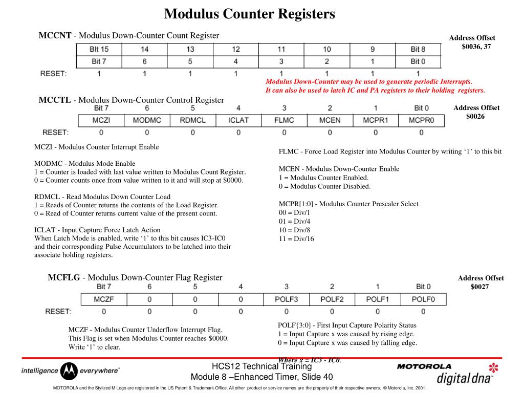 PPT - Motorola HCS12 Enhanced Capture Timer Module PowerPoint ...
