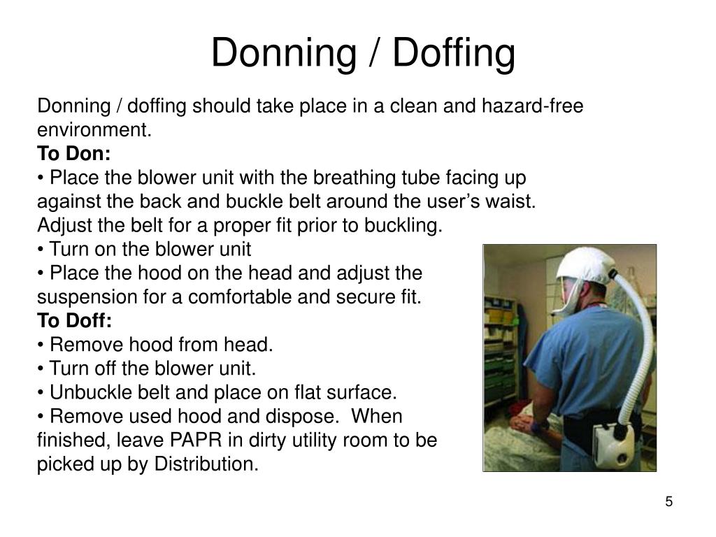 PPT - Bullard PA20 Powered Air Purifying Respirator (PAPR) Training ...
