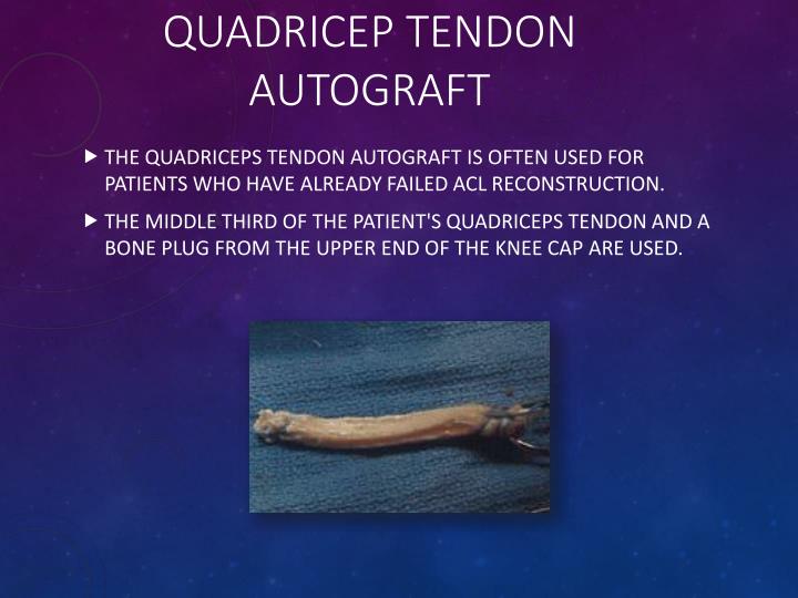 Quadriceps Tendon Repair Protocol