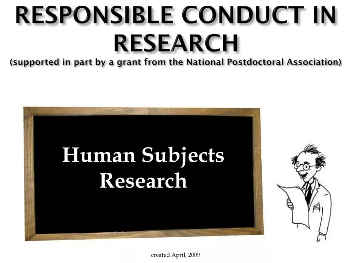 PPT - Human Subjects Research PowerPoint Presentation, free download ...