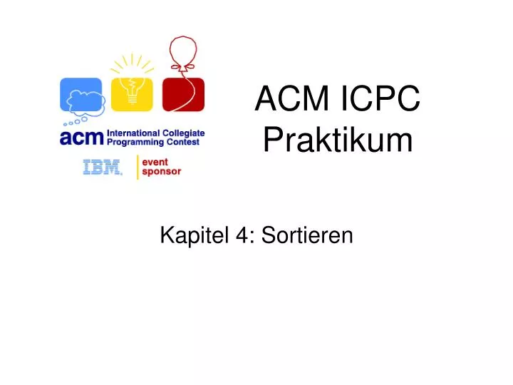 PPT - ACM ICPC Praktikum PowerPoint Presentation, free download - ID ...