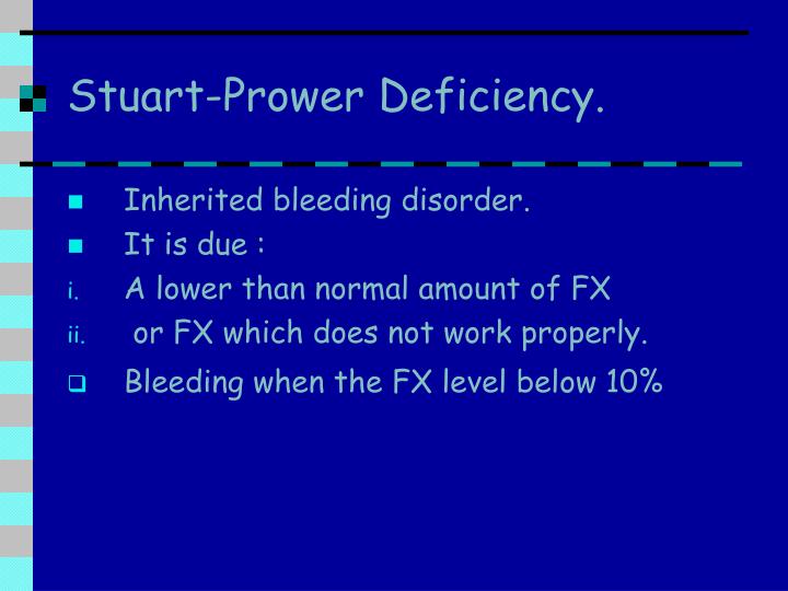 PPT - Inherited Bleeding Disorders Factor X Deficiency PowerPoint ...