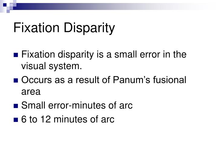 PPT - Fixation Disparity PowerPoint Presentation - ID:4626004