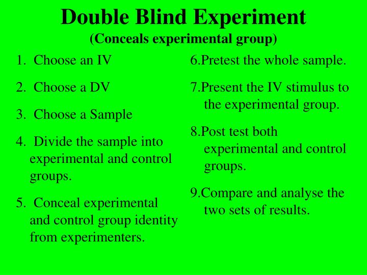 PPT - BHV 390 Experiments PowerPoint Presentation - ID:4626274