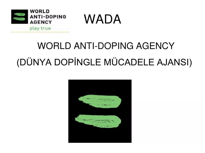 PPT - WADA PowerPoint Presentation, free download - ID:4626365