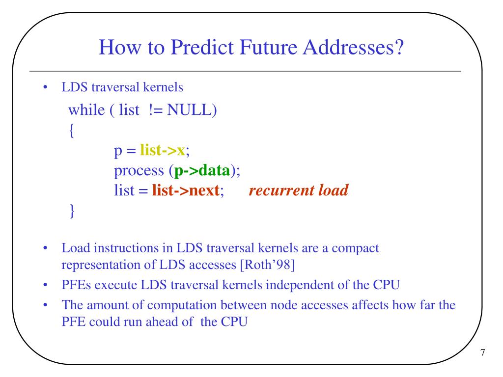 Ppt A Programmable Memory Hierarchy For Prefetching Linked Data Structures Powerpoint