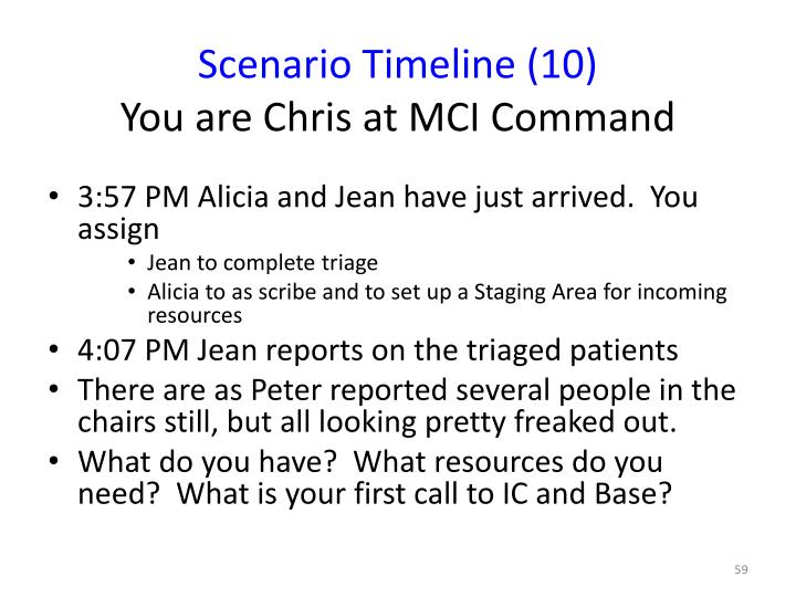 PPT - Incident Command System Training Scenario PowerPoint Presentation ...