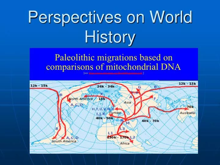 PPT - Perspectives on World History PowerPoint Presentation, free ...