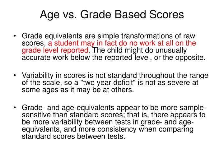 PPT - Interpreting Test Scores: Making Sense of the Numbers PowerPoint ...