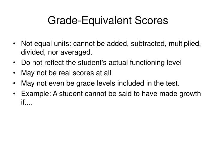 PPT - Interpreting Test Scores: Making Sense of the Numbers PowerPoint ...