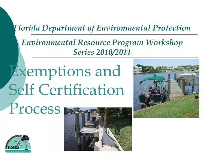 PPT - Florida Department of Environmental Protection PowerPoint ...