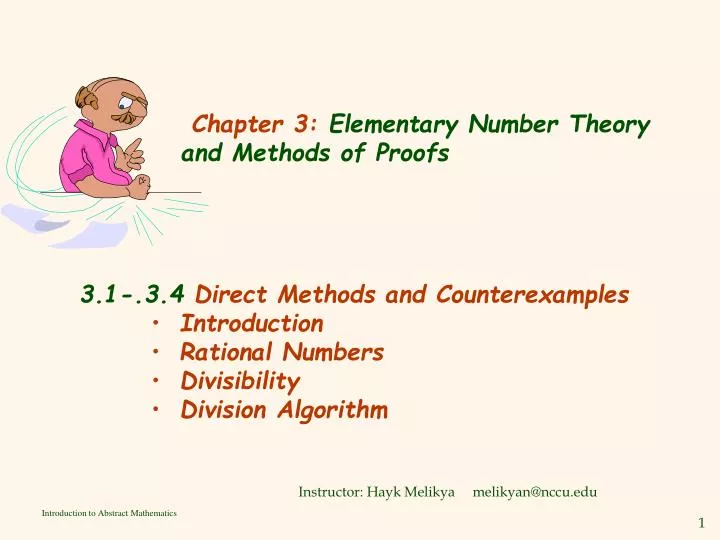 Basic number theory powerpoint - uusapje