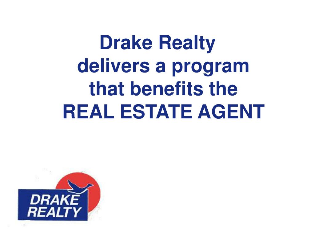 PPT - DRAKE REALTY How to Make Money in Real Estate & Keep it ...