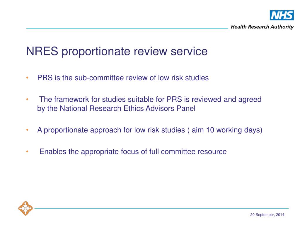 PPT - The Health Research Authority and the National Research Ethics ...