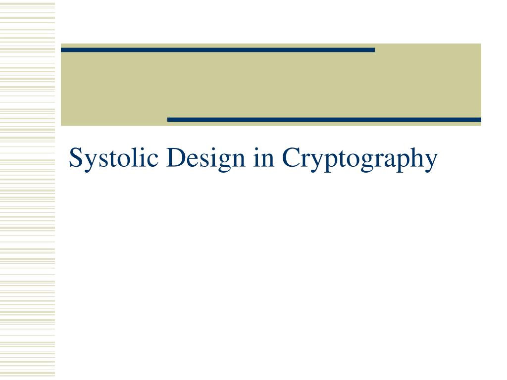 PPT - Systolic Architectures PowerPoint Presentation, free download ...