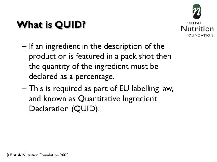 PPT - Food Labelling PowerPoint Presentation - ID:4632536