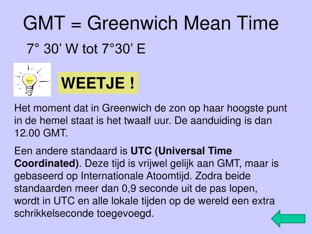PPT - Hoofdstuk 4 : De aardrotatie PowerPoint Presentation, free ...
