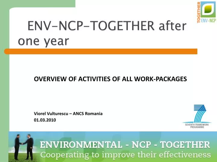 PPT - ENV-NCP-TOGETHER after one year PowerPoint Presentation, free ...