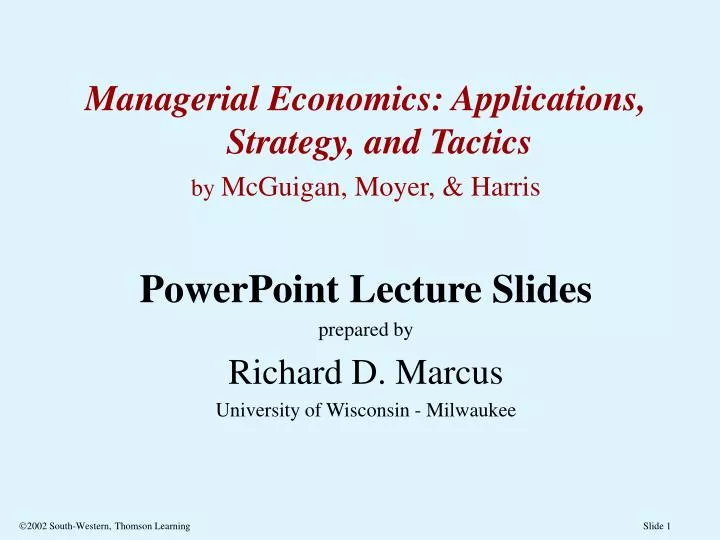 PPT - 2002 South-Western, Thomson Learning PowerPoint Presentation - ID ...