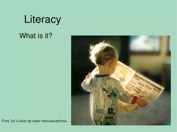 PPT - Literacy PowerPoint Presentation, free download - ID:4634856