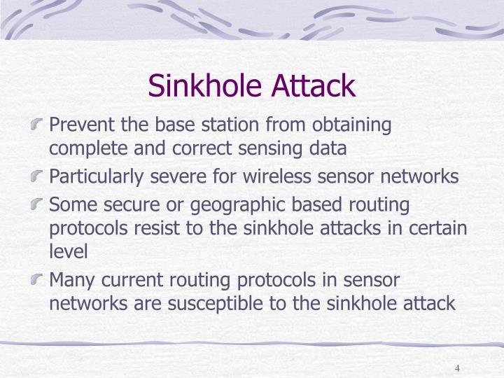 Ppt On The Intruder Detection For Sinkhole Attack In Wireless Sensor Networks Powerpoint