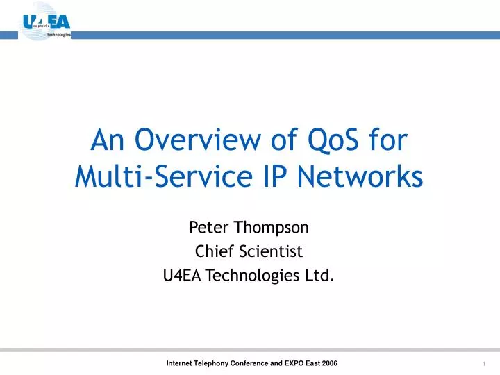 PPT - An Overview of QoS for Multi-Service IP Networks PowerPoint Presentation - ID:4636683