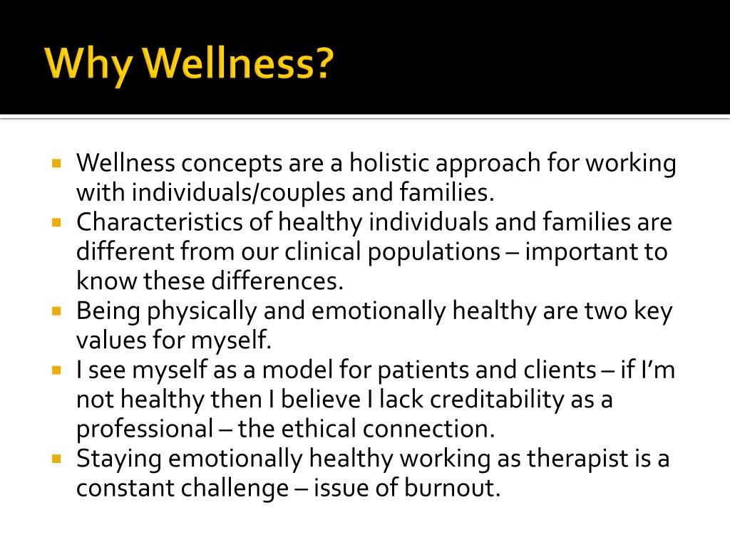 PPT - Health and Wellness – Ethics of Self-Care. PowerPoint ...