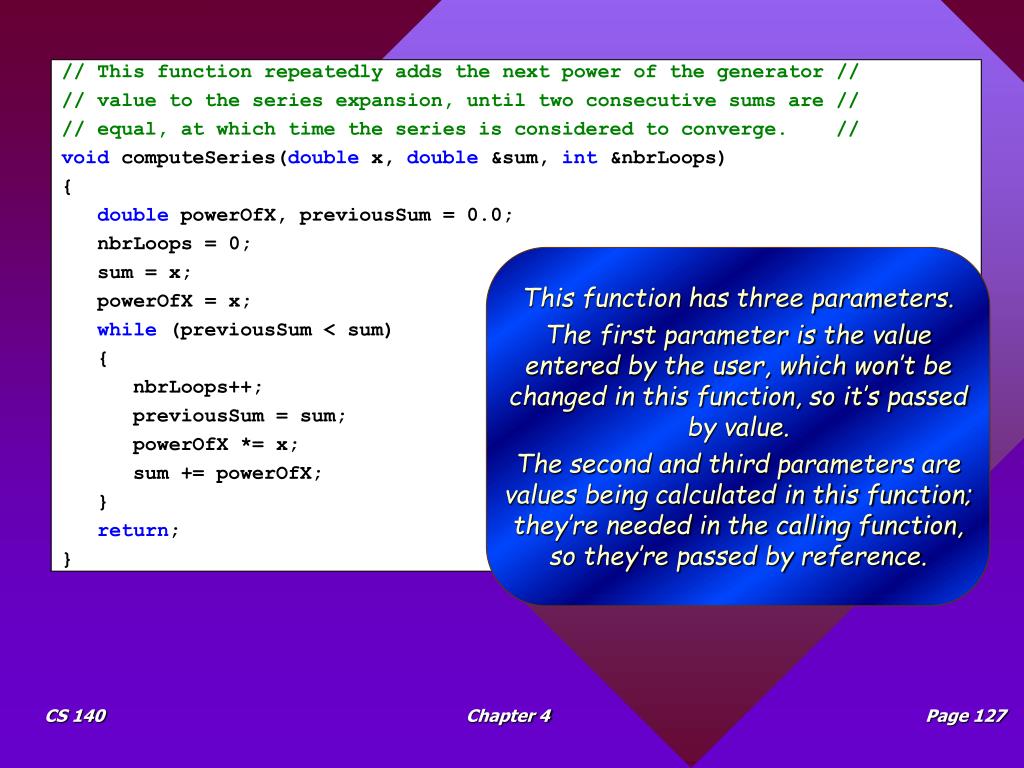 Ppt Chapter 3 Procedural Abstraction And Functions That Return A Value Powerpoint Presentation