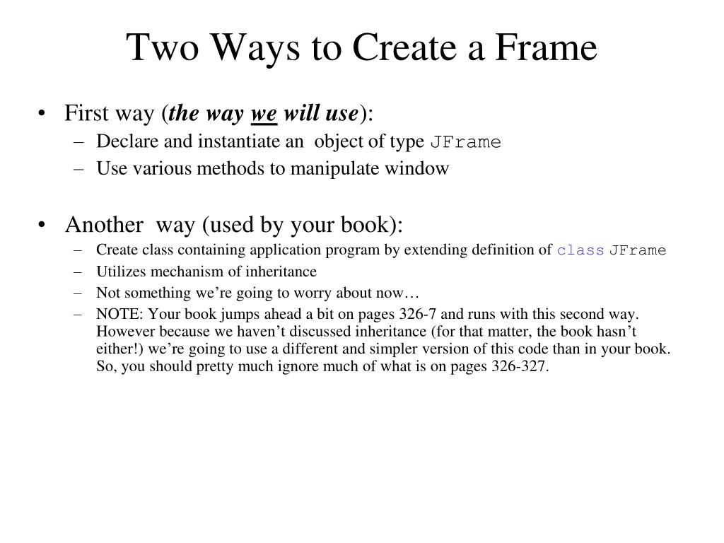 Ppt Graphical User Interface Gui And Object Oriented Design Ood Powerpoint Presentation