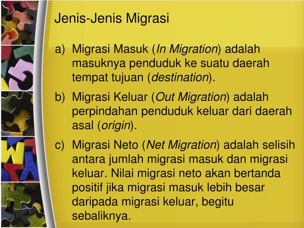 PPT - S tatistik Mobilitas Penduduk dan Tenaga Kerja PowerPoint ...