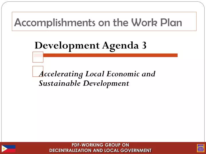PPT - Accomplishments on the Work Plan PowerPoint Presentation, free ...