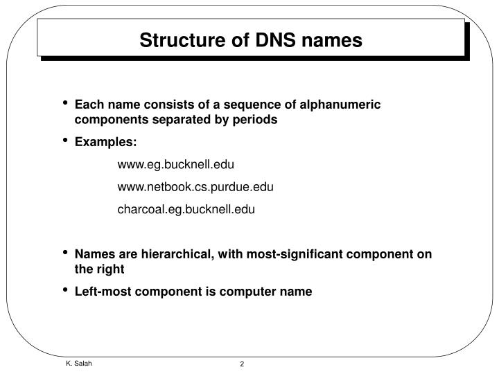 PPT - Module 2.2: Domain Name System PowerPoint Presentation - ID:4643533
