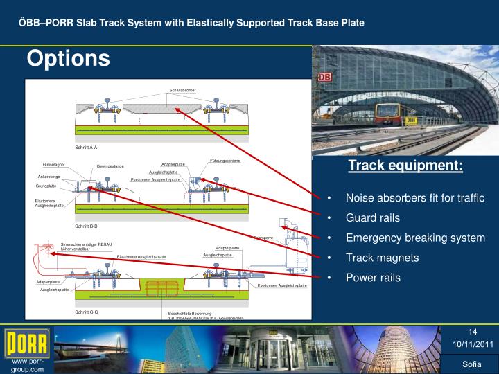 PPT - Slab Track System ÖBB–PORR Elastically Supported Track Base Plate ...