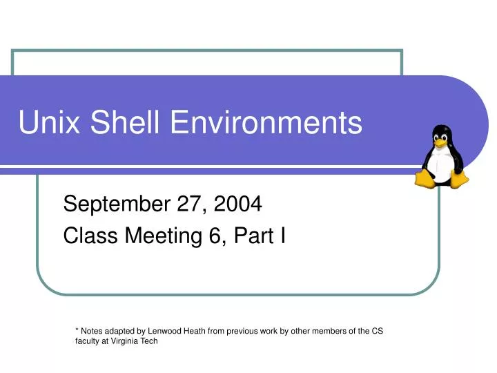 PPT - Unix Shell Environments PowerPoint Presentation, free download ... PPT - Unix Shell Environments PowerPoint Presentation, free download ...