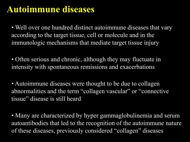 PPT - Autoimmune diseases PowerPoint Presentation, free download - ID ...
