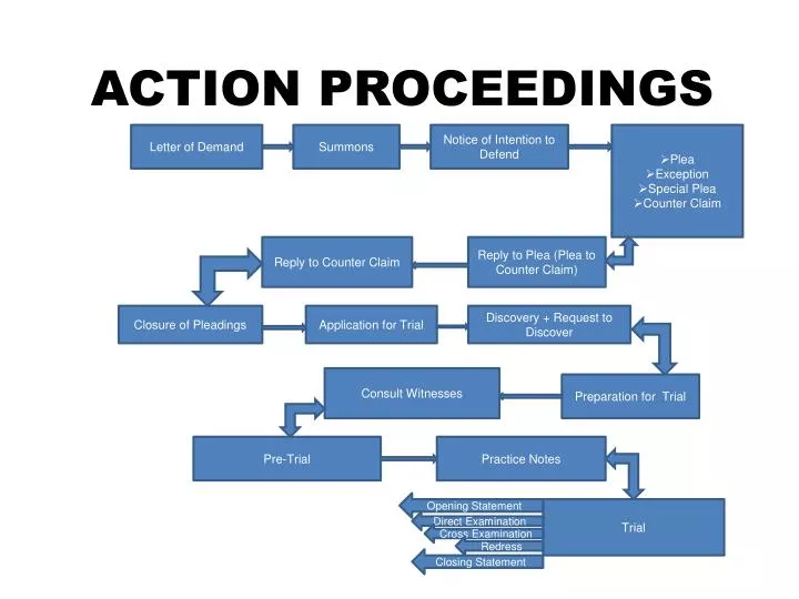 PPT - ACTION PROCEEDINGS PowerPoint Presentation, free download - ID ...