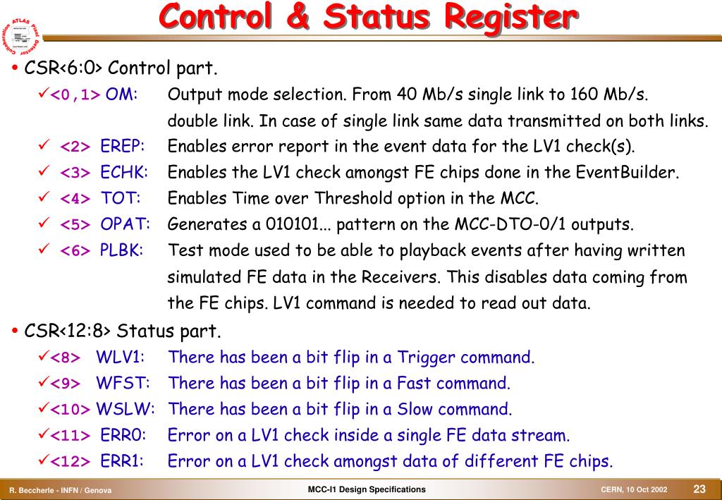 PPT - MCC-I1 Design Specifications PowerPoint Presentation, free ...