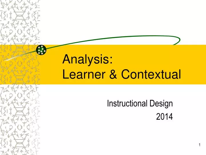 PPT - Analysis: Learner & Contextual PowerPoint Presentation, free ...