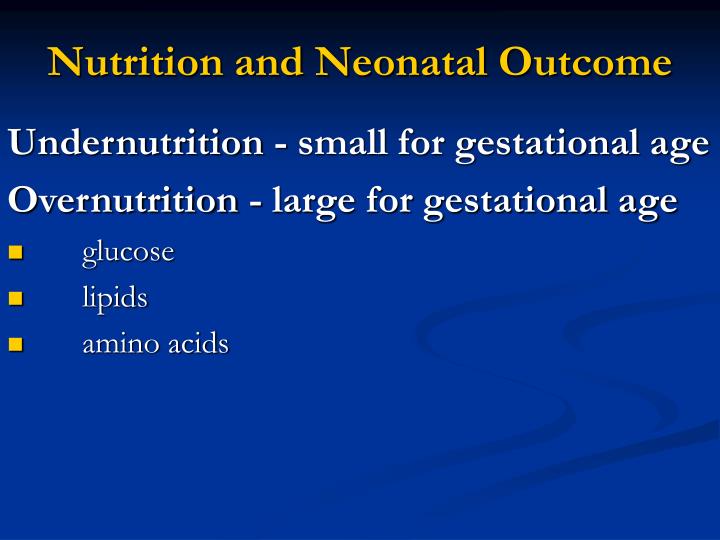 PPT - Metabolic and Stress Components of Neonatal Outcome PowerPoint ...