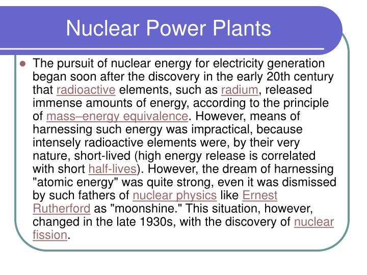 Working Principle Of Nuclear Power Plant