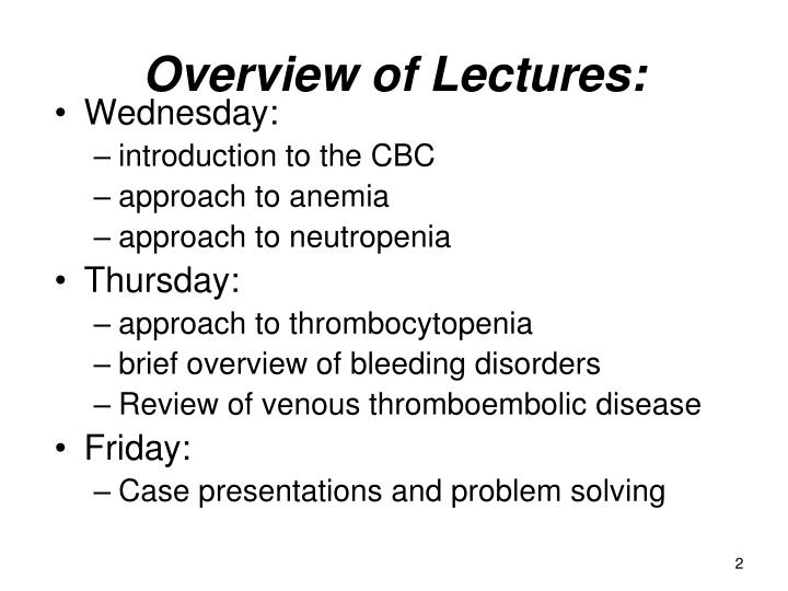 PPT - Approach to Low Blood Counts: Thrombocytopenia PowerPoint ...