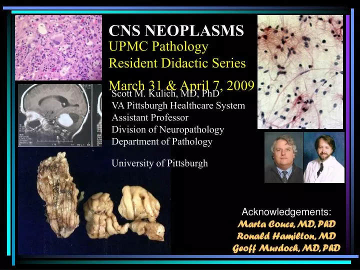 PPT - UPMC Pathology Resident Didactic Series March 31 & April 7, 2009 ...