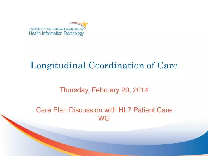 PPT - Longitudinal Coordination of Care PowerPoint Presentation, free ...