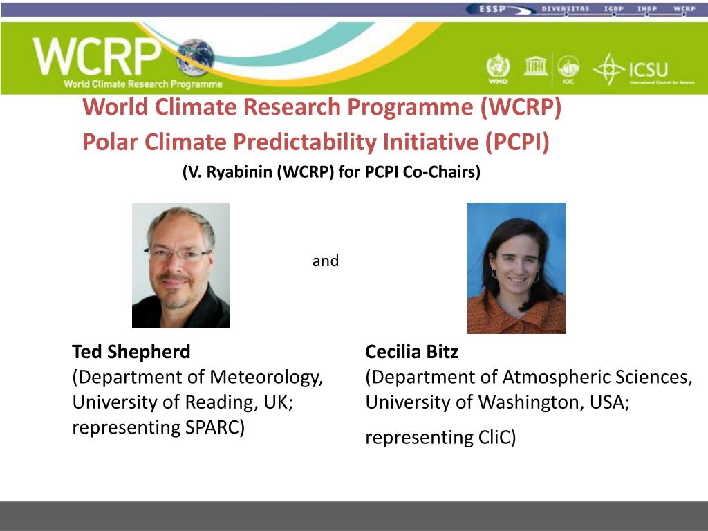 PPT - World Climate Research Programme (WCRP) Polar Climate ...